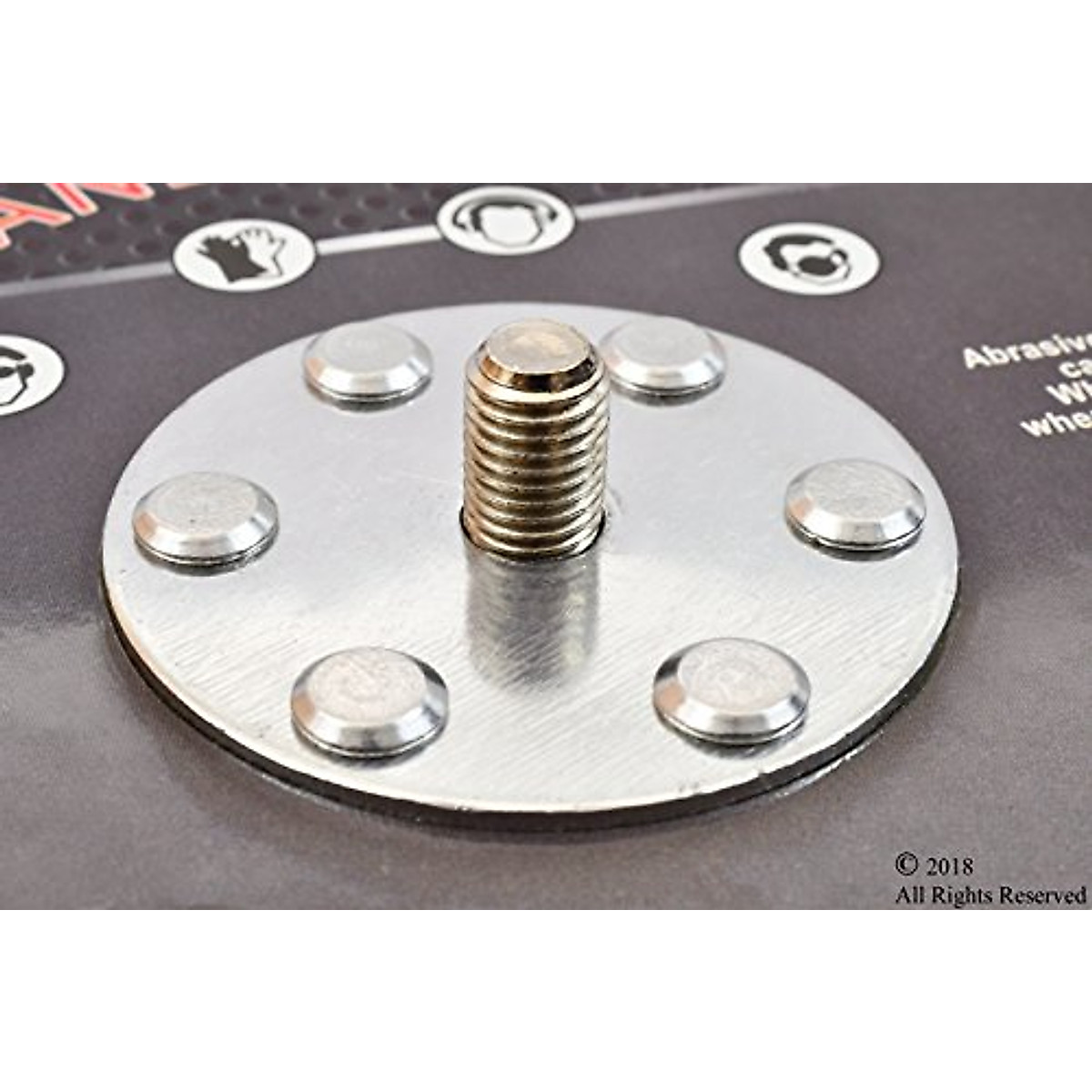 5" Hook & Loop Sanding Pad Air Vacuum Sander Grinder Tools For Grinding Sanding