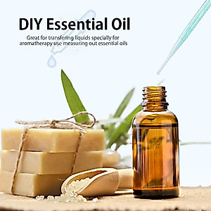 Teenitor 200PCS 2ML Disposable Pipettes Plastic Transfer Pipettes Eye Dropper Plastic Pipettes Dropper for Science Experiments, Essential Oil Blending, Crafting