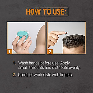 Woody's Premium Matte Finish Clay for Men, Firm & Flexible Hold, Sculpt, Define & Texturize, 3.4 Oz