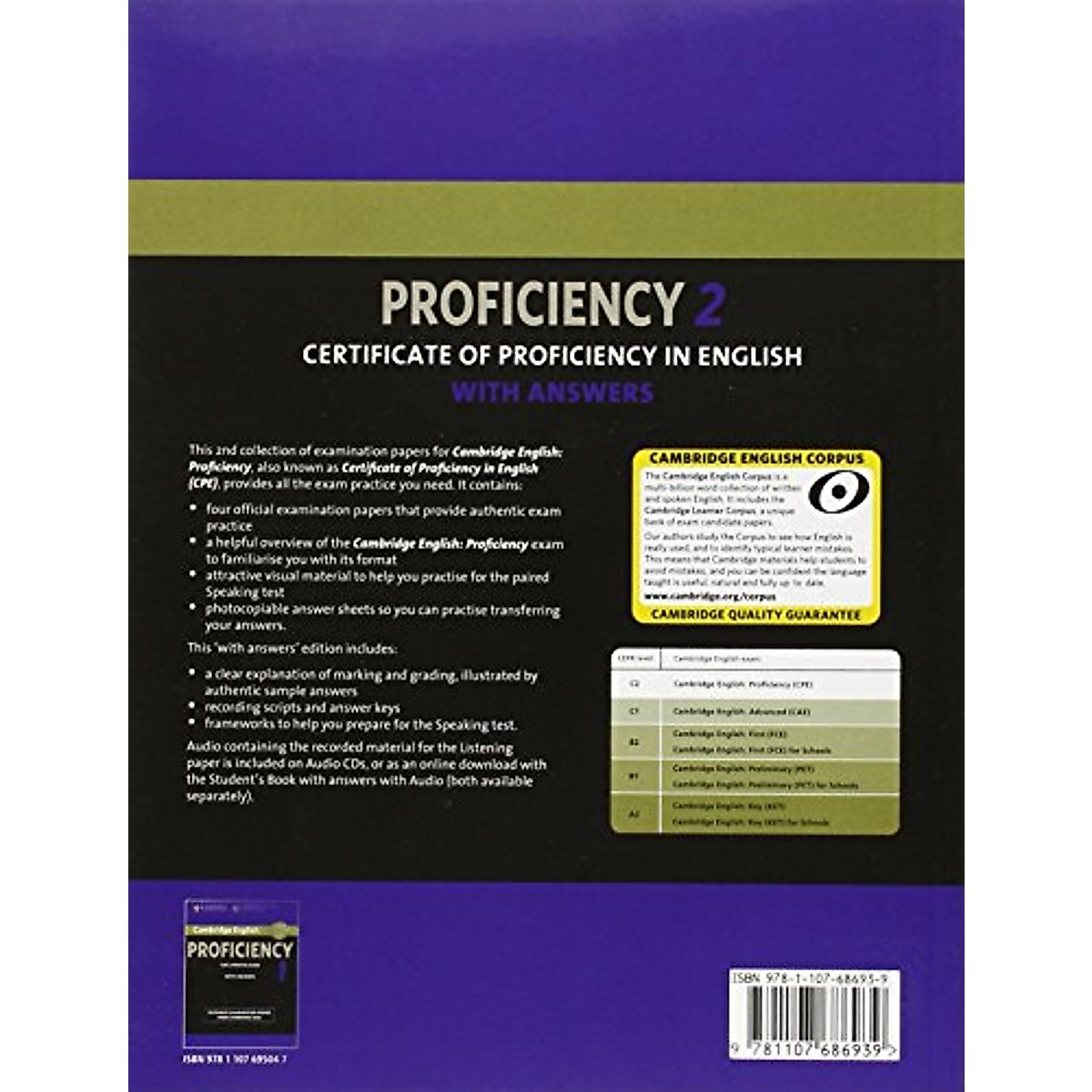 Cambridge English Proficiency 2 Student's Book with Answers: Authentic Examination Papers from Cambridge English Language Assessment (CPE Practice Tests)