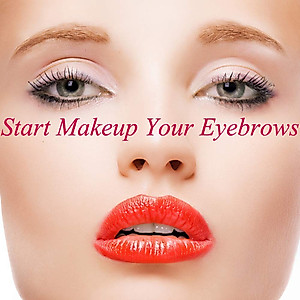 Eyebrow Stencil, 24 Eyebrow Shaper Kit, Reusable Eyebrow Template With Strap, 3 Minutes Makeup, Suitable for 98%