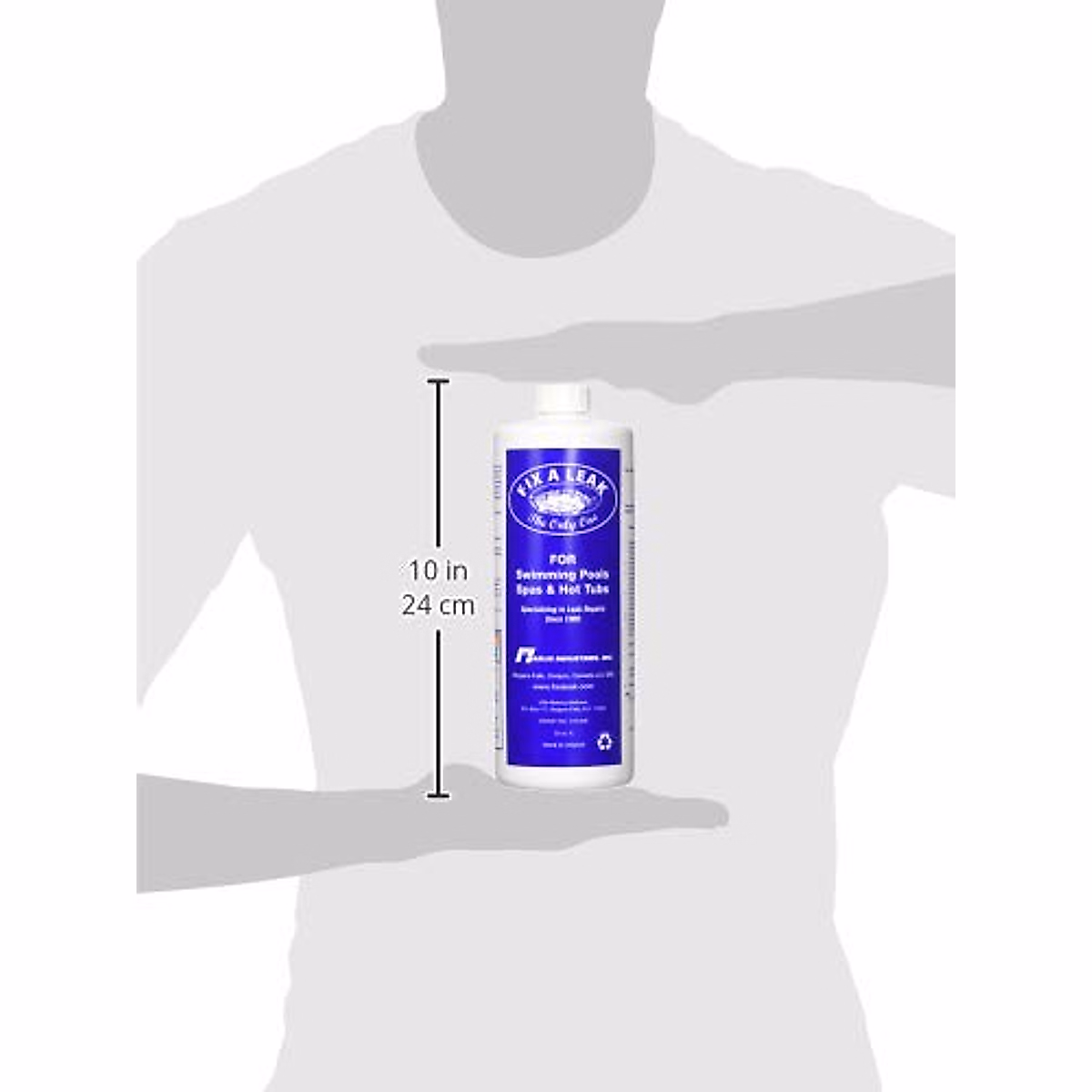 Marlig Industries Seal 32oz Marlig Fix Pool and Spa Leak Sealer 32 oz-2 Pack, Blue