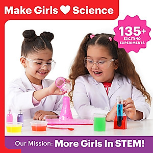 Doctor Jupiter Girls Science Kit for Kids Ages 8-10-12-14 | Birthday Gift Ideas for 8,9,10,11,12 Year Old Girls| 6-8 Experiments of Different Sciences| STEM Learning & Educational Toys