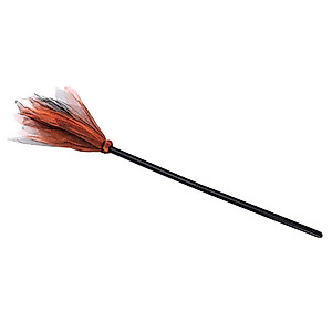 VALICLUD Halloween Witch Broom Props Kids Witch Broomstick Halloween Broomstick Witch Costume Accessories Halloween Cosplay Accessory (Random Color)