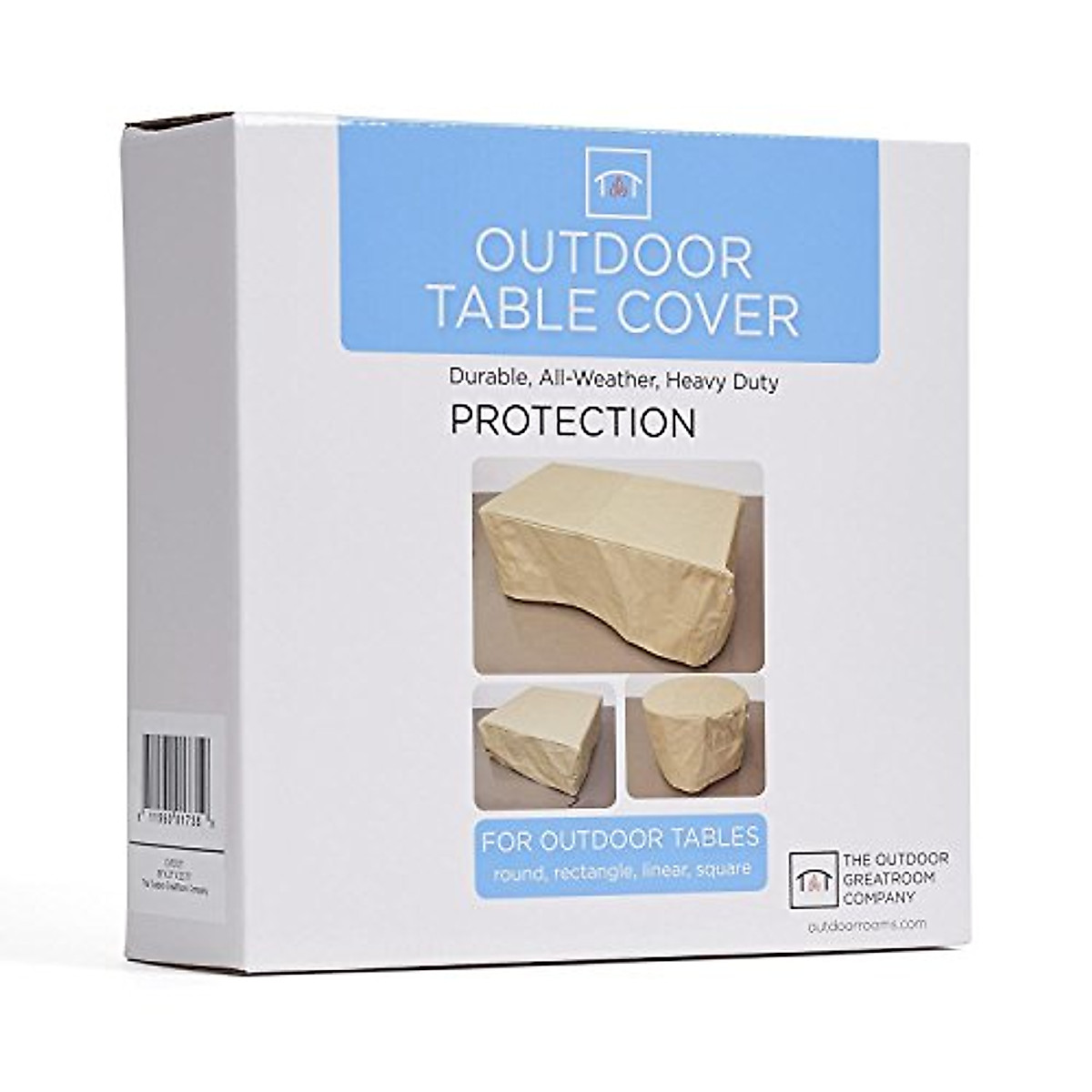 Outdoor Greatroom Company 57" x 27" Protective Fire Pit Cover in Tan