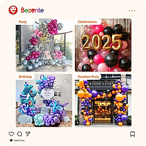 Bezente Balloon Shine Spray - 15 oz High Shine Balloon Spray, Balloon Spray Shine, Waterproof, Long-lasting Antioxidant, Odorless, Instant Shiny Effect for Party Balloons Decorations