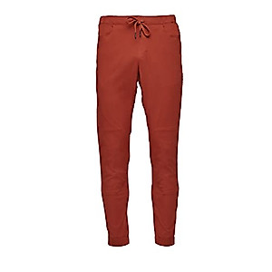 Black Diamond Mens Notion Pants Casual Stretch Cotton Pants, Burnt Sienna, Small