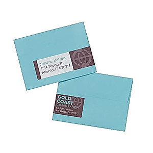 Avery Printable Wraparound Rectangle Labels, 7.85" x 1.75", Textured White, 50 Customizable Labels (22838)