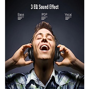 Headphones Wireless Bluetooth 70 Hours Playtime Bluetooth Headphones with Microphone,3EQ Modes,Over-Ear Headphones HiFi Stereo Foldable Lightweight,Deep Bass for Home Traver Work PC/Callphones