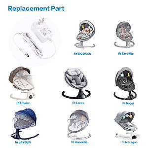 5V Cord for Baby Swing Compatible with Graco,Munchkin,Kmaier,Jaoul,Larex,Babybond,Bellababy,Kidsview,Ezebaby,Napei,Gopanda,Ixdregan Swing,Wall AC Power Adapter Replacement for SSA-5WVI-05
