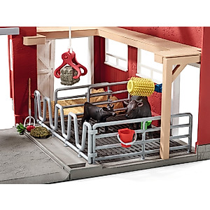 Schleich Farm World, Toys for Boys and Girls Ages 3-8, 27-Piece Playset, Large Toy Barn with Farm Accessories