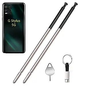 for Moto G Stylus 5G Stylus Pen Replacement, Part Touch Stylus Pen for Motorola Moto G Stylus 5G 2021 XT2131 All Verison Touch Pen with Eject Pin (2PCS Black)
