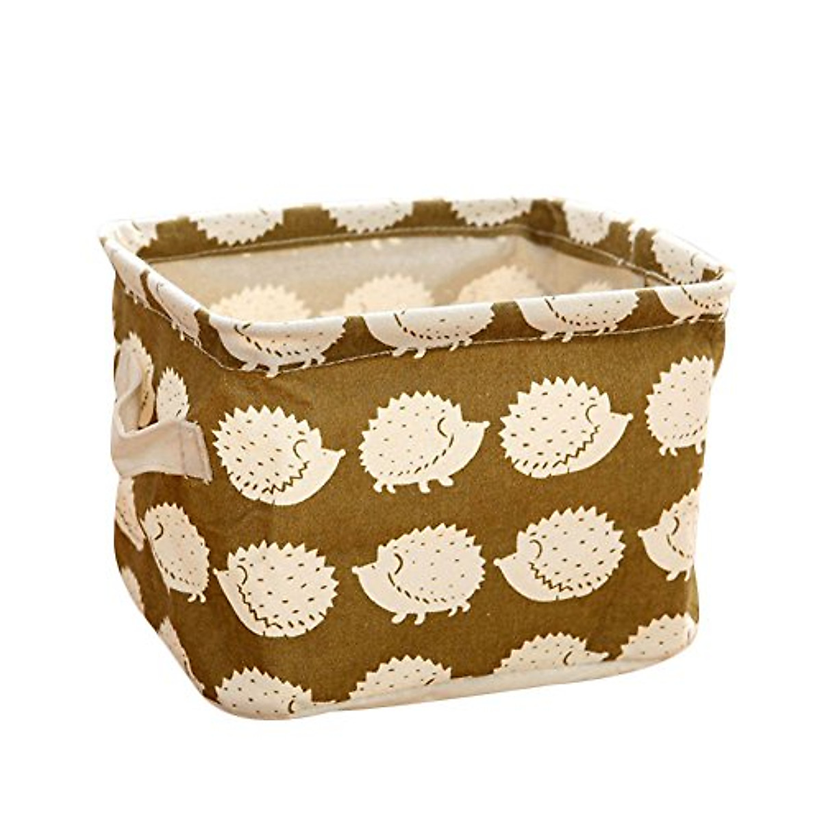 Collapsible Storage Bins Basket Organizers Canvas Bag Foldable Storage BinsToy Organizer for Nursery Storage, Kid's Toy & Laundry, Gift Baskets,Pack of 4