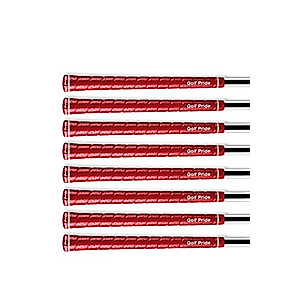Set of 8 - Golf Pride Tour Wrap 2G (Red Standard (60 Round))