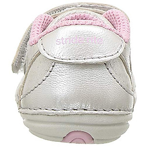 Stride Rite baby girls Soft Motion Jazzy Sneaker, Champagne, 3.5 Infant US