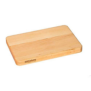 J.K. Adams 12-Inch-by-8-Inch Maple Wood Pro-Classic Cutting Board