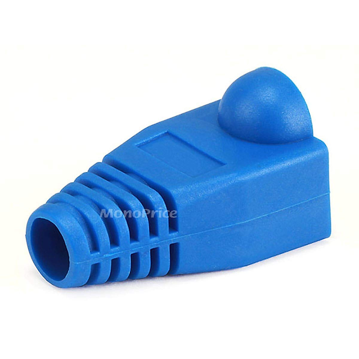 Monoprice [50pcs] RJ-45 Color Coded Strain Relief Boots - BLUE