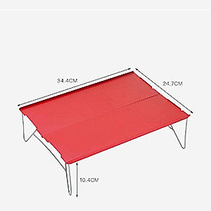 DOUBAO Camping Tables Picnic Lightweight Camping Furniture Portable Outdoor Hiking Desk Aluminum Plate Folding Table Barbecue