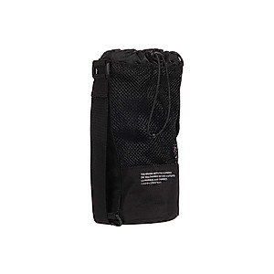 adidas Hydration Crossbody Water Bottle Sling Bag, Black/White, One Size