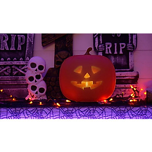 ANIMAT3D Jabberin' Jack Talking Animated Pumpkin with Built in Video Projector & Speaker Plug'n Play