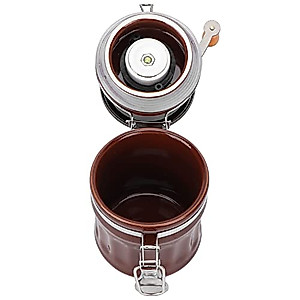 Manual Coffee Grinder with Ceramic Burr for Beans, Espresso, And Spices, Manual Coffee Bean Grinder with Adjustable Conical, Burr Grinder, Espresso Grinder Grain Mill