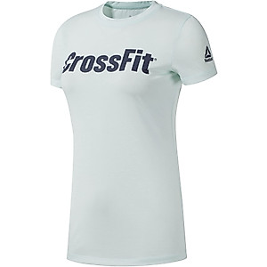 Reebok Crossfit Forging Elite Fitness Speedwick Tee, Emerald Ice, X-Small