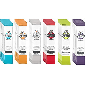 Gatorade G Zero Powder - Individual Packets Variety Pack, Assorted Flavors - (40 Packets)…