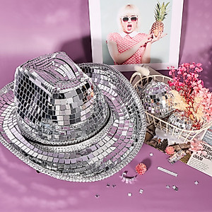 PP OPOUNT 4720 PCS Disco Ball Tiles, 5 x 5 mm Self-Adhesive Mirror Tiles for DIY Disco Balls, Mini Glass Tiles for Art Collage, Indoor Outdoor Craft Decoration(Silver)