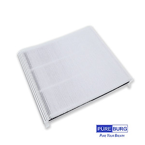 PUREBURG Replacement Filter Compatible with BLUEAIR Blue Pure 311 Auto Air Purifier,2-Pack H13 HEPA Activated Carbon 2-in-1 Air Clean Dust VOCs Odor