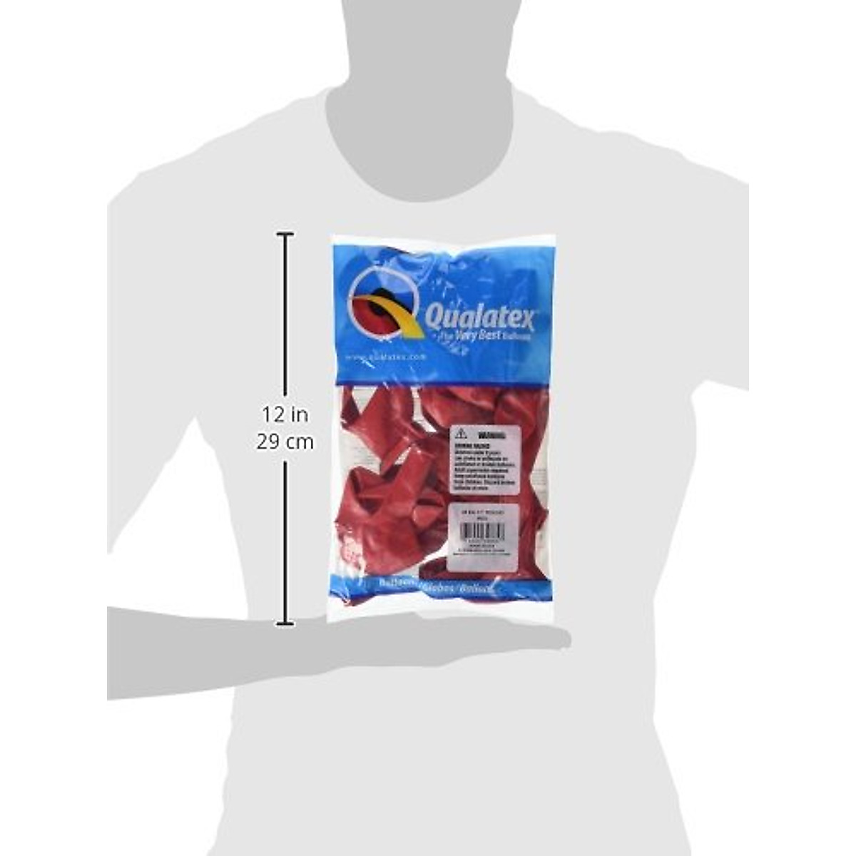 Pioneer Balloon Company 25 Count Latex Balloon, 11", Red