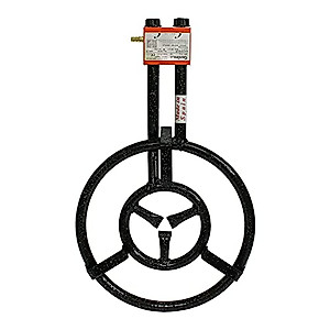 Garcima G400 Paella Propane Gas Burner, Enamel Steel, 16 inches
