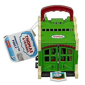 Thomas & Friends Connect & Go Shed And Push-Along Train Engines For Preschool Kids Ages 3 Years And Up