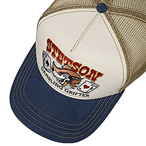 Stetson Gambling Grifter Trucker Cap Men Beige One Size