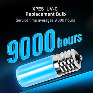 XPES U-V-C Replacement Bulb for Germ Guardian 3W 10V U-V-C Light Bult GG1000 GG1100 GG1100W GGH200 (2 Pack)