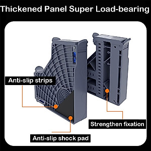 Washing Machine Stand Mini Fridge Stand Height Adjustable Washer and Dryer Pedestal Universal Stand Base with 4 Strong Heavy Duty Feet for Washing Machine Laundry and Refrigerator (Gray)