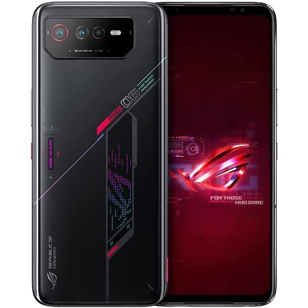 ASUS ROG Phone 6 AI2201 5G 256GB 12GB RAM Factory Unlocked (GSM Only | No CDMA - not Compatible with Verizon/Sprint) - Black