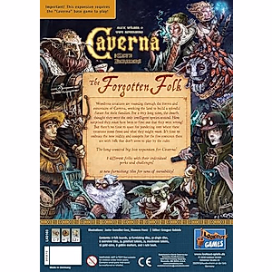 Lookout Games Caverna The Cave Farmers The Forgotten Folk Board Game EXPANSION | Cooperative Farming Strategy Game for Adults and Kids | Ages 12+ | 1-7 Players | Avg. Playtime 30-210 Minutes | Made by
