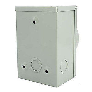 X-Haibei 30 Amp Generator Inlet Box 125/250 Volt Power Inlet Box NEMA L14-30P 4 Prong 7500 Watts for Outdoor Receptacle, LED Light (30A NEMA L14-30P)