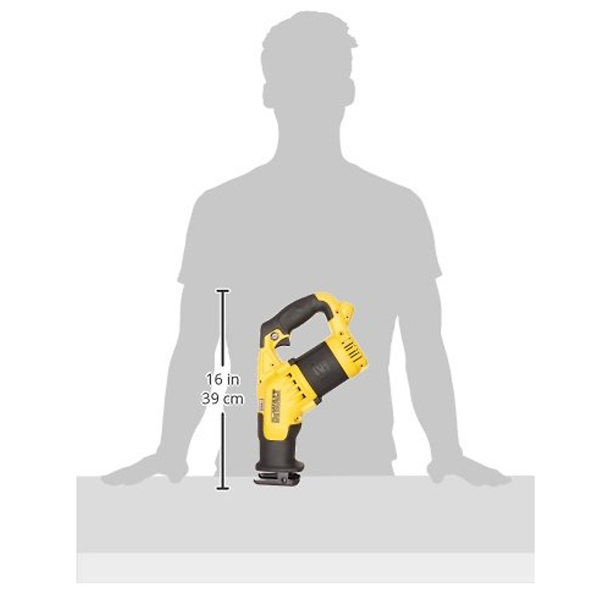 DEWALT Reciprocating Saw, Compact, 12-Amp (DWE357)