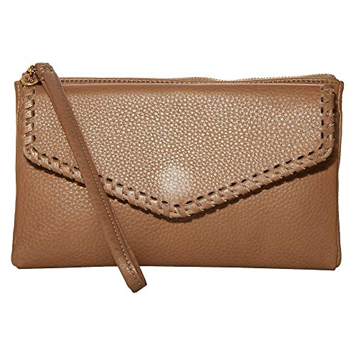 Hobo Leather Wristlet Graystone One Size
