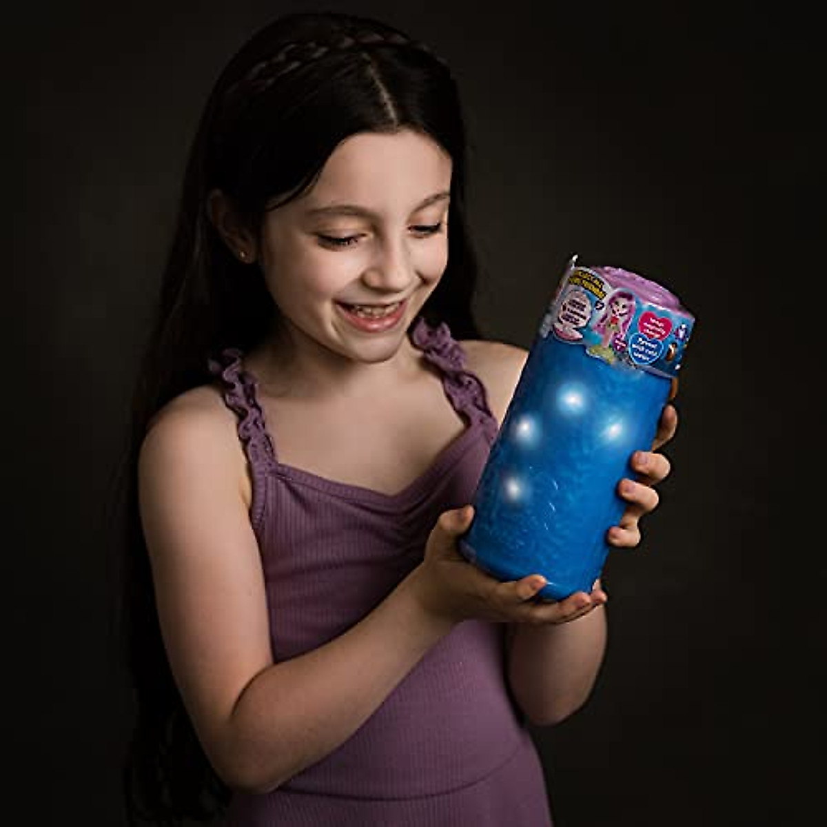 Bright Fairy Friends BFF Mermaid Doll with Color Change Wings, 4 Surprise Mermaid Accessories, Motion Activated Light up Jar, Ideal Nightlight for Kids, Gifts for Kids 3 Years and Older