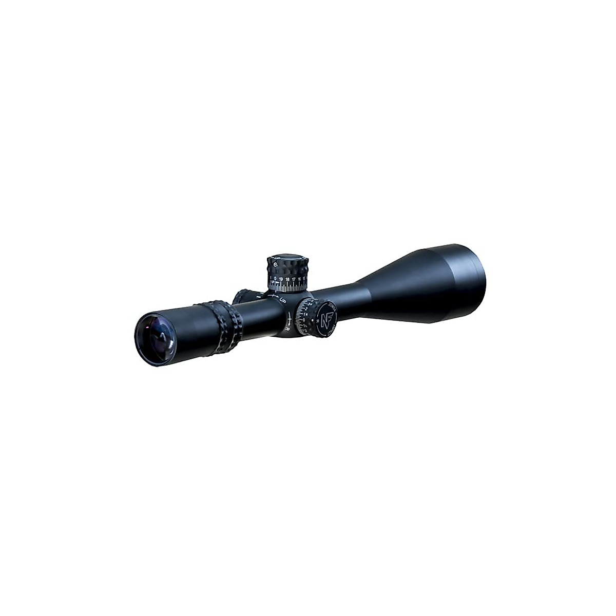 NIGHTFORCE NXS 8-32x56mm F2 30mm Tube Black Hunting Gun Scope - ZeroStop Parallax Adjustable Second Focal Plane Long-Range Shooting Scope Moar-T Reticle (C509)