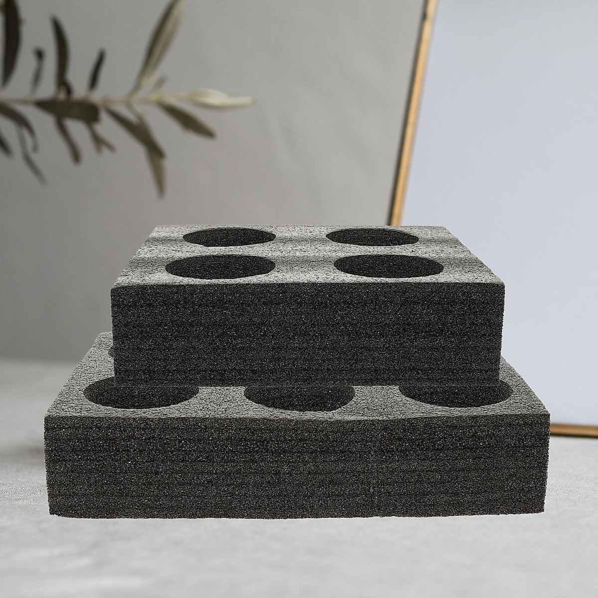 Cabilock 2pcs Pearl Cotton Cup Holder Drink Carrier Tray Cup Foam Holder Cup Carrier Tray Reusable Coffee Cup Carrier Tray car Coffee Cup Holder Drink Carrier for take Foam Stand Commercial