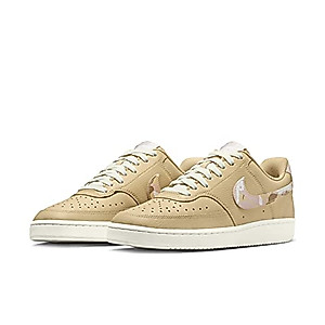 Nike Womens Court Vision Low Sesame/Multi-Color Sail Size 9
