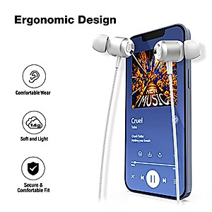 Dixvuk 2 Pack Metal Wired Earbuds,Noise Isolating in-Ear Headphones,Built-in Call Control Button Earphones, Earphone Fits 3.5mm Interface for iPad, Mp3/Mp4,iPod, iPhone 6/6s, Android Smartphones