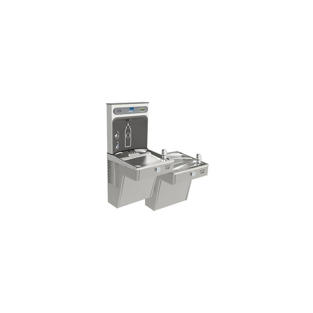 Elkay VRCTL8WSK EZH2O Vandal-Resistant Bottle Filling Station, & Bi-Level Cooler, Non-Filtered 8 GPH Stainless