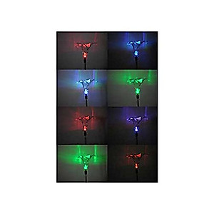 Unido Box Lily Flower Solar Garden Stake Light LED Color-Changing, Set of 2