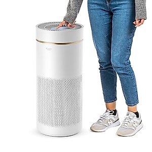 IRIS USA WOOZOO Air Purifier for Home Large Rooms Bedroom with H13 True HEPA Filter, Remove Up to 99.97% of Particles Pollen Pet Dander Smoke Odor with Auto Mode and Air Quality Indicator, 1,558 ft²