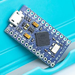 Hosyond 3pcs Pro Micro ATmega32U4 for Leonardo 5V 16MHz Development Board Micro-Controller Compatible with Arduino IDE