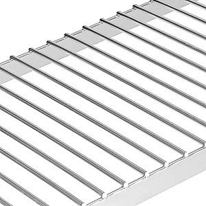 Liyeeo Anti-Corrosion Grate Barbeque Grill, Portable Folding Campfire Grill, Stainless Steel Camping for Picnic BBQ